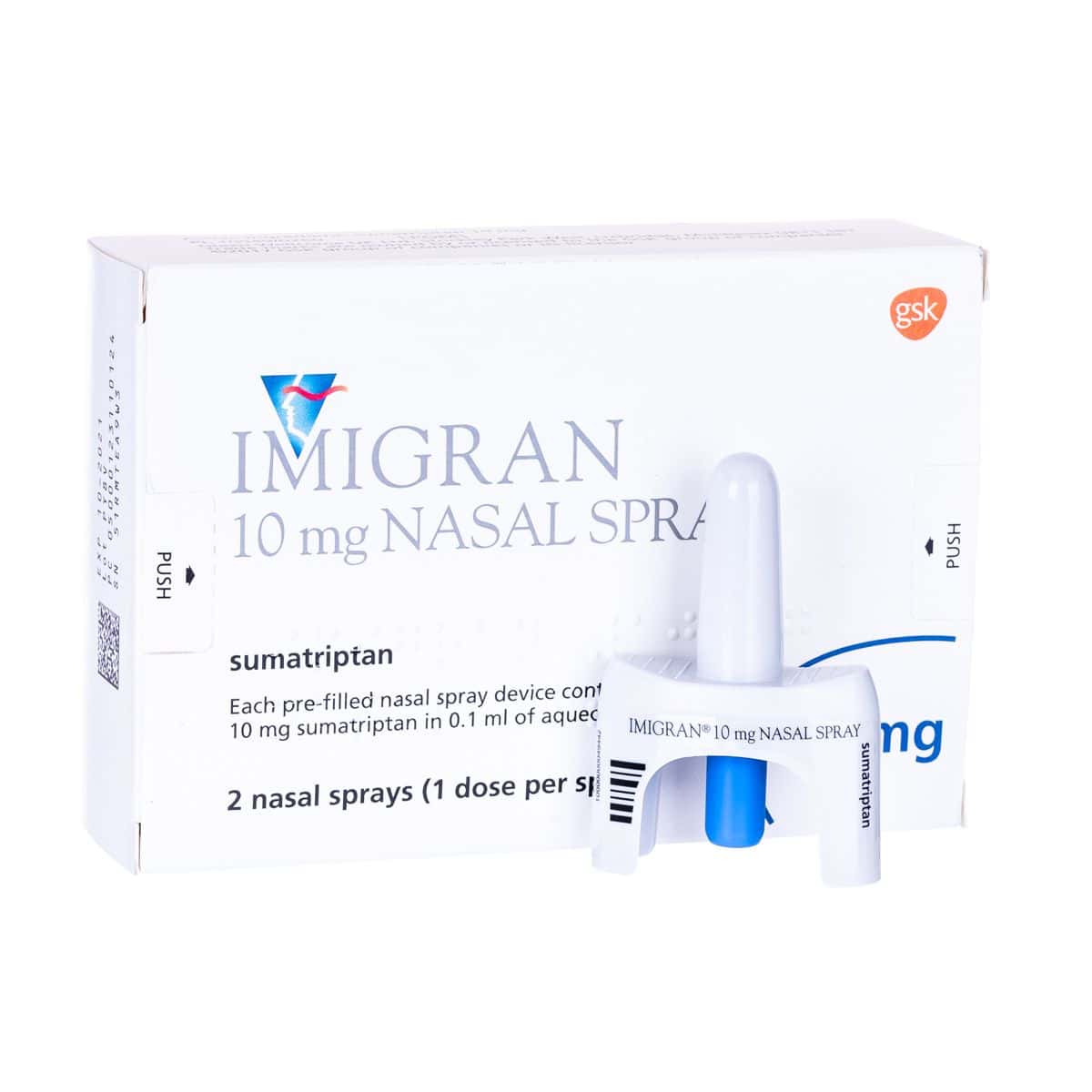 Imigran Nasal Spray (Sumatriptan 10mg / 20mg) | Meds Direct To You