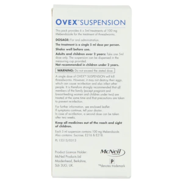 Ovex Suspension 30ml | Meds Direct To You