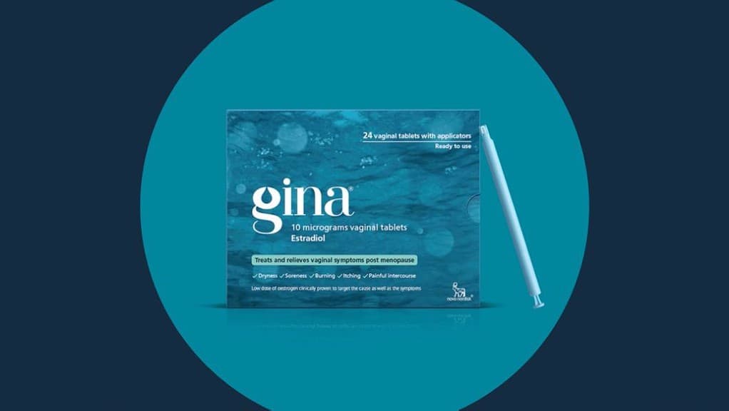 Gina 10mcg 24 vaginal tablets | Meds Direct To You