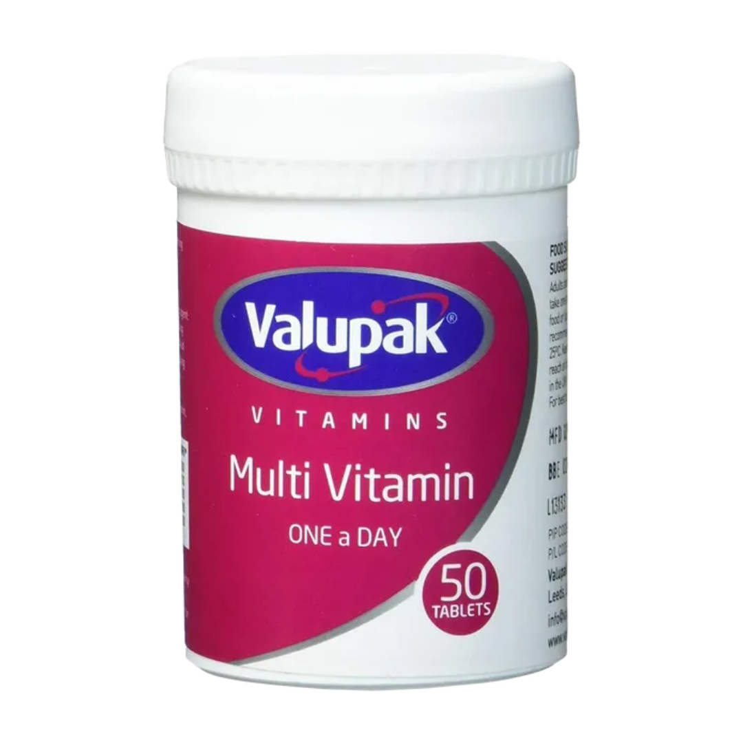 Valupak Multi Vitamin 50 Tablets | Meds Direct To You