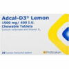 Adcal-D3 1500mg/400IU 56 Chewable Lemon Tablets | Meds Direct To You