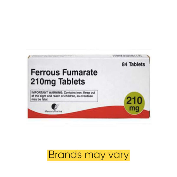 Ferrous Fumarate 210mg 84 Tablets | Meds Direct To You