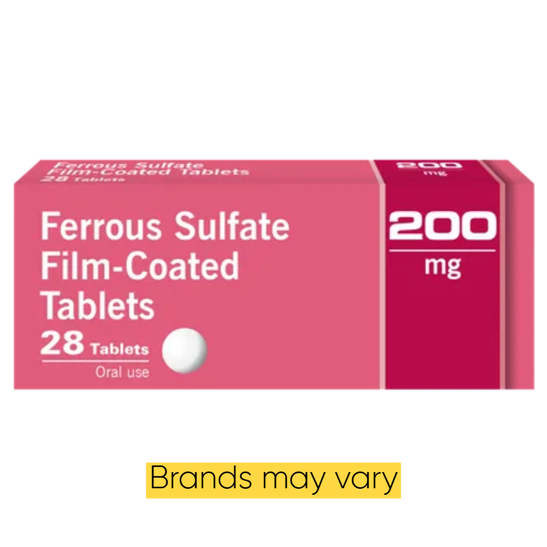 Ferrous Sulfate 200mg 28 Tablets | Meds Direct To You
